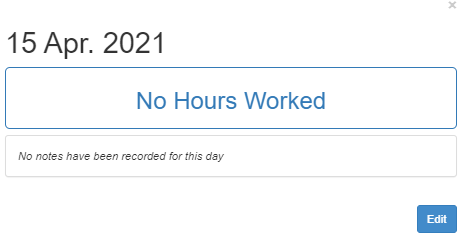 How to create a manual timesheet