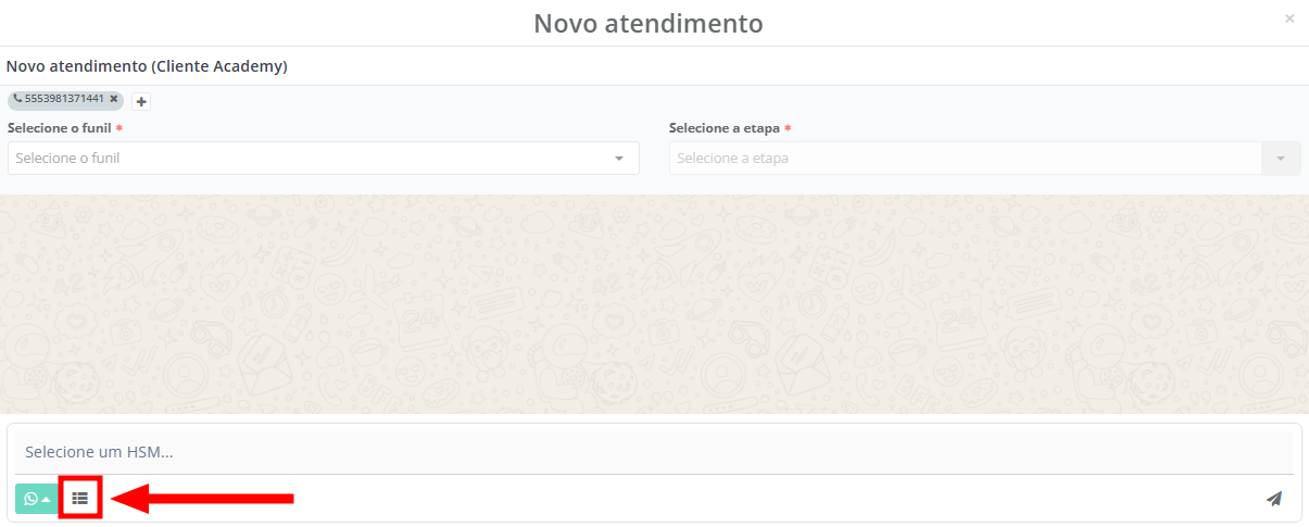 Como iniciar uma conversa pelo botão de click-to-talk