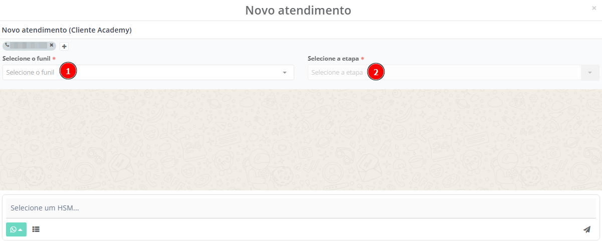 Como iniciar uma conversa pelo botão de click-to-talk