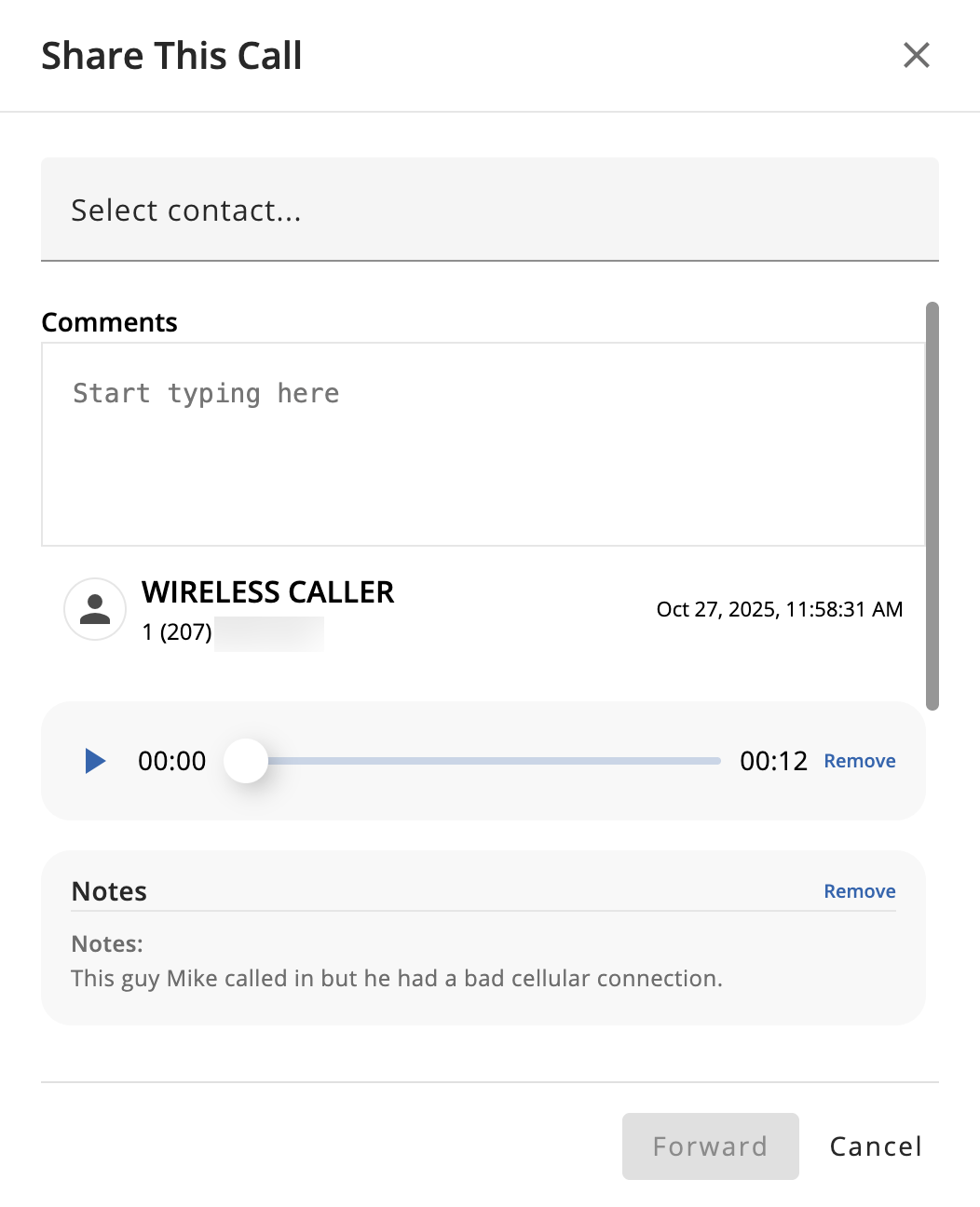 Calling