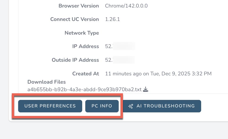 UC Client Issue Lookup and AI Troubleshooting
