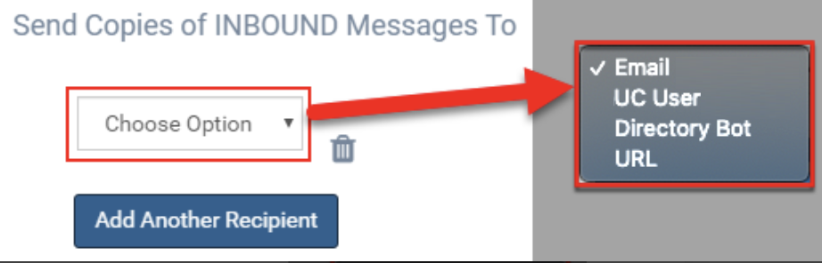 SMS Routing Configuration and Options