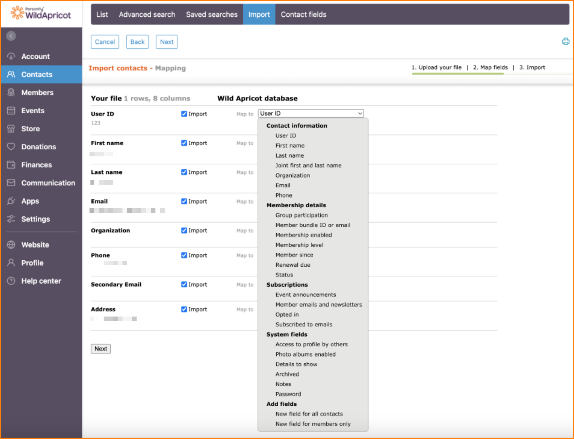 Importing checklist