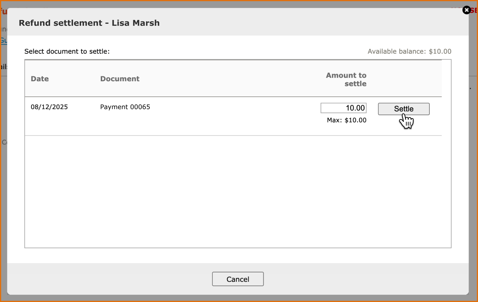 Issuing automatic refunds