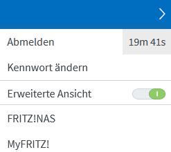 FRITZ!Box Konfiguration - VDSL-Anschluss - DHCP