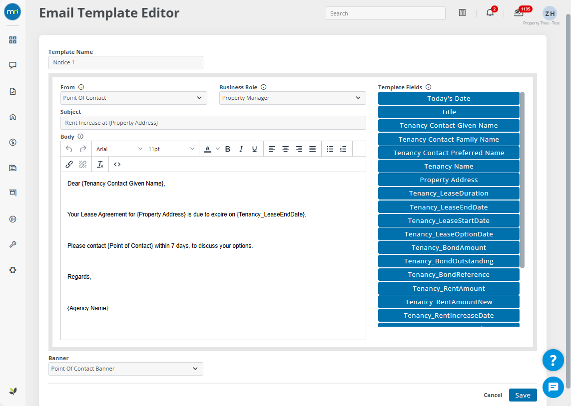 Manage and customise Automated Communication templates