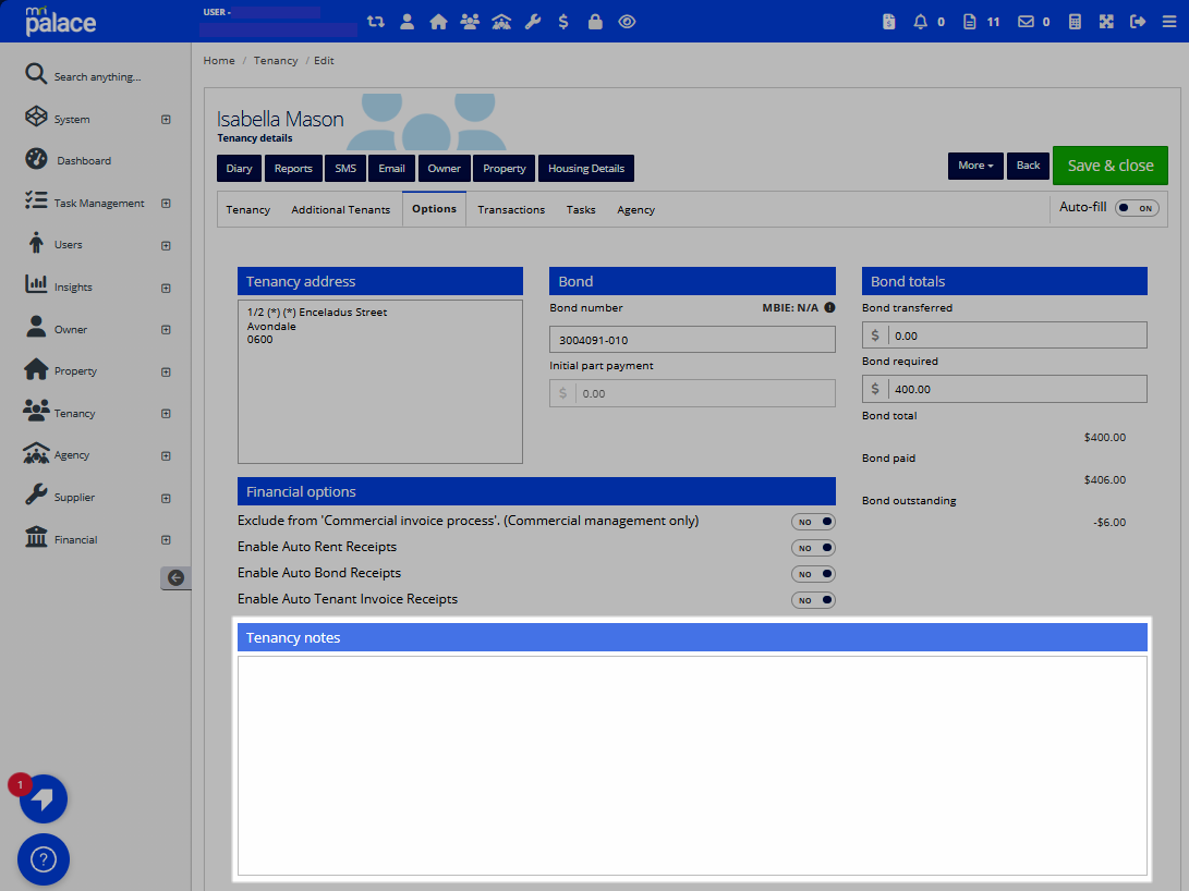 Understand and manage tenancy profiles