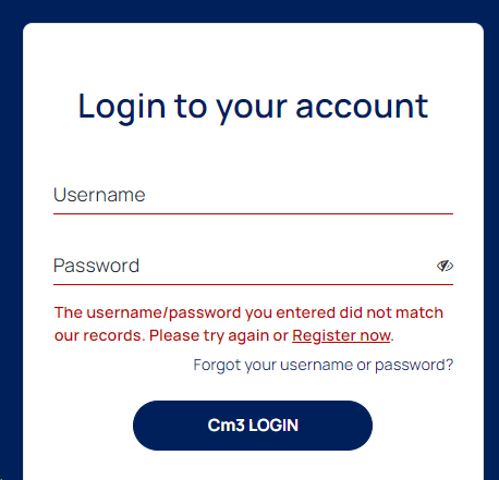 Forgotten Username / Password? – Help Centre