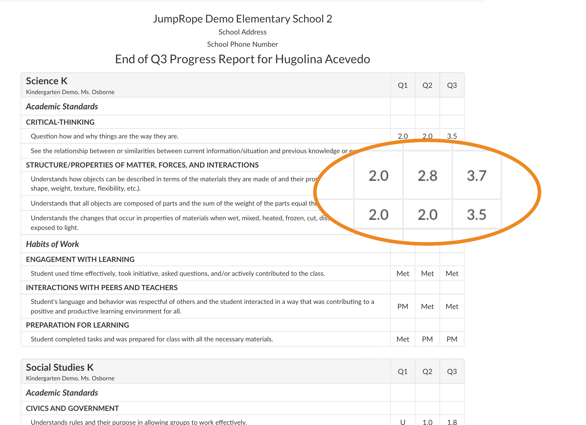 Reference - Progress Reports with Multiple Grading Periods