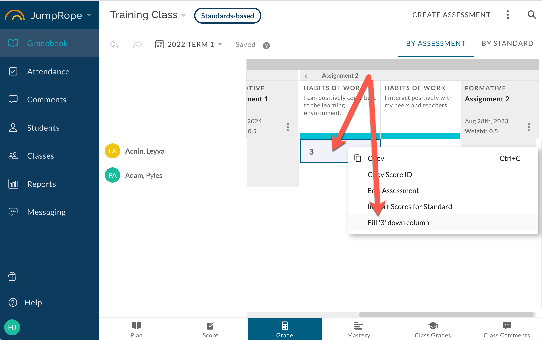 How To - Enter Grades/Scores