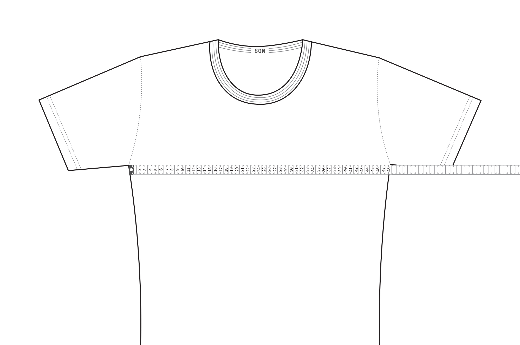 How to measure a T-shirt