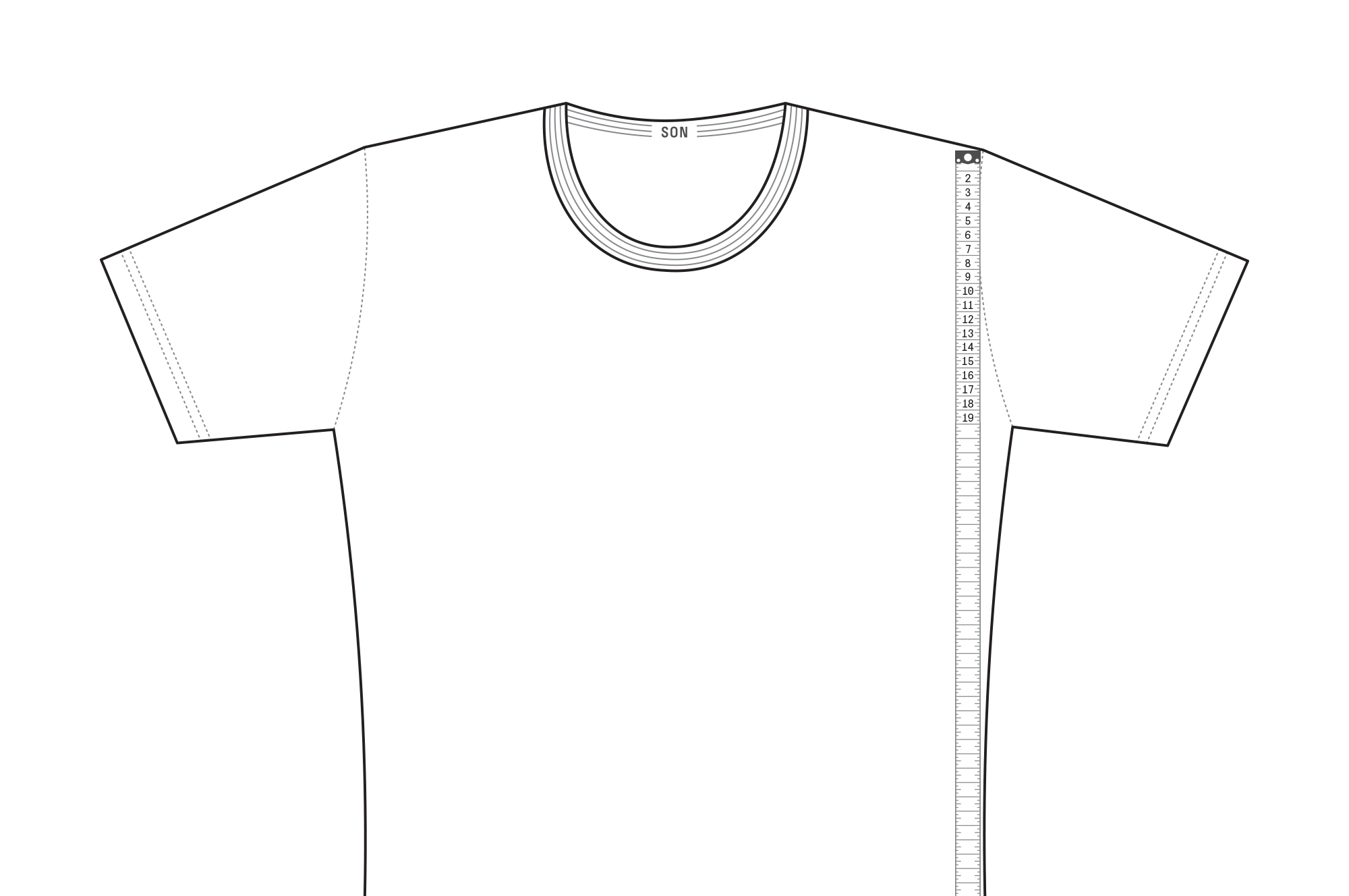 How to measure a T-shirt