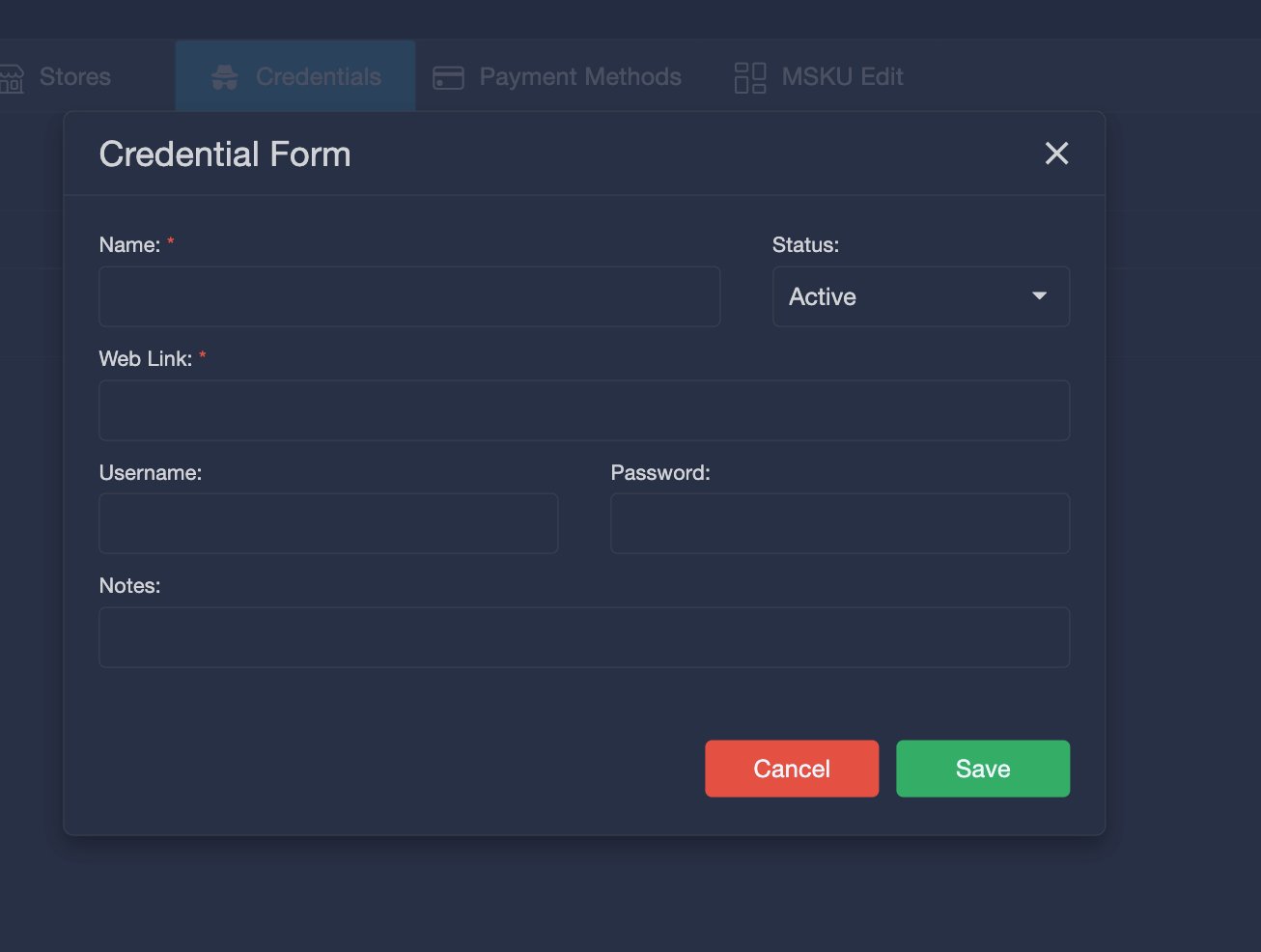 How To Save Company's Credentials?
