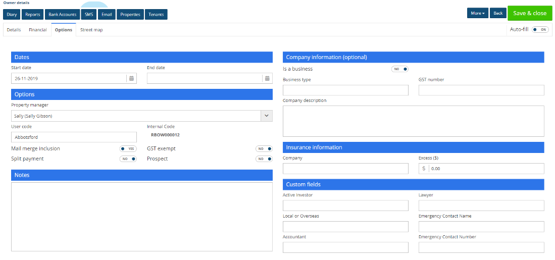 Understand and manage owner profiles