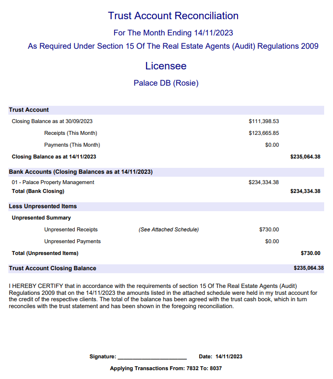 Understand bank reconciliation reports