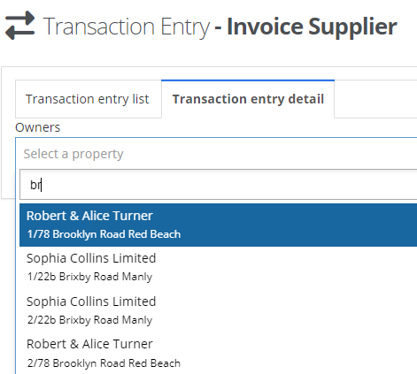 Create a supplier invoice
