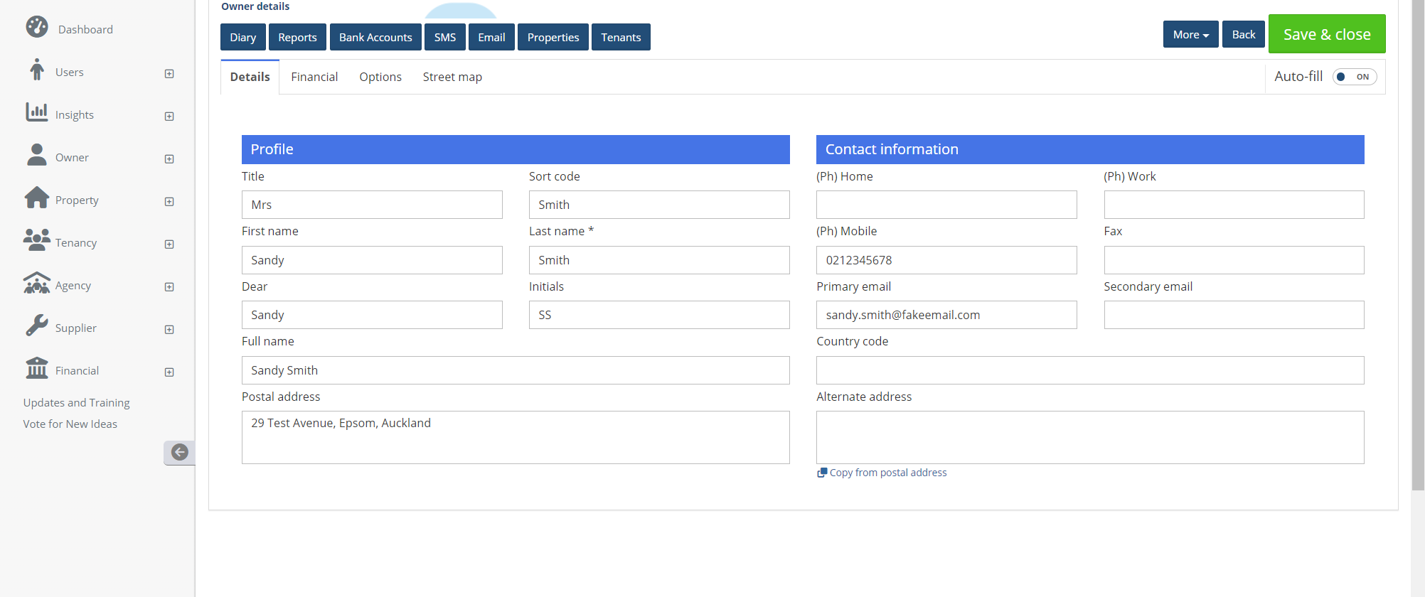 Understand and manage owner profiles