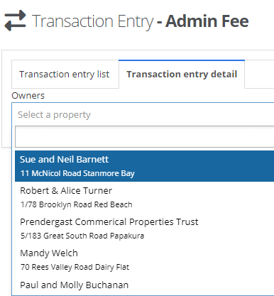 Charge fee