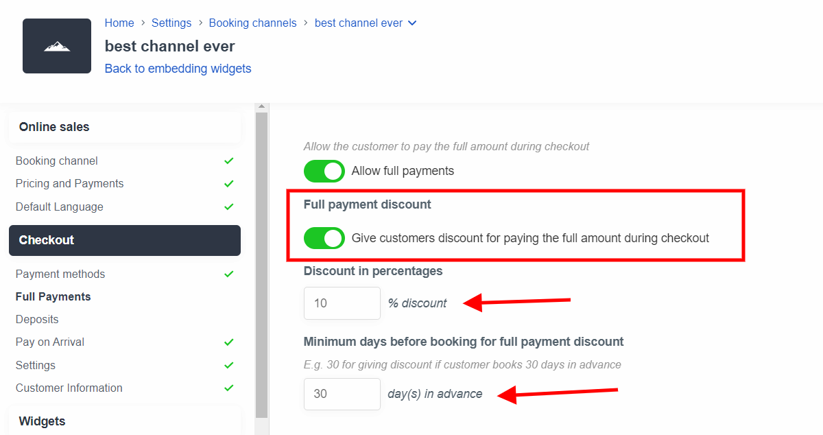 How to accept deposit payments online