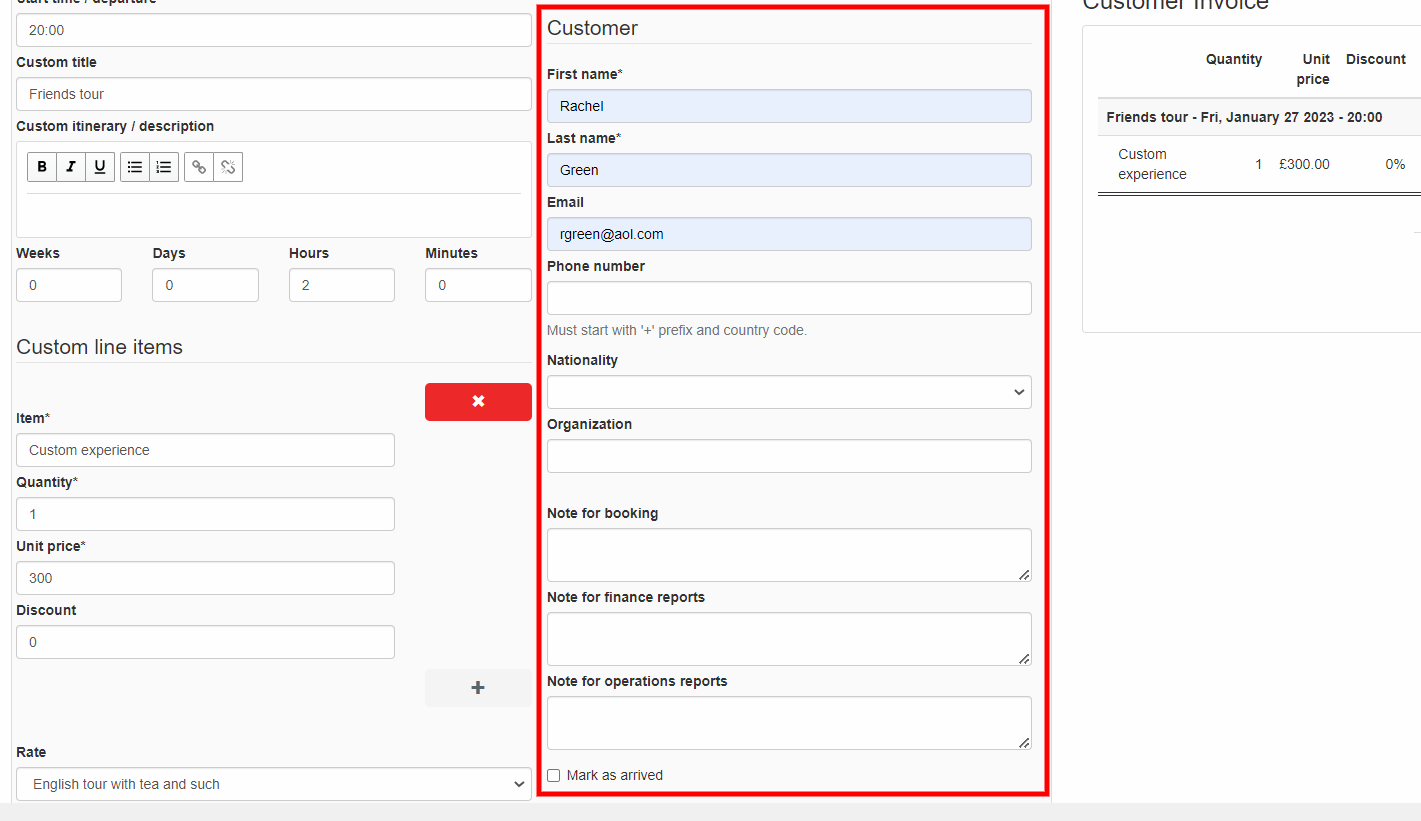 What are customized bookings and how to enable them