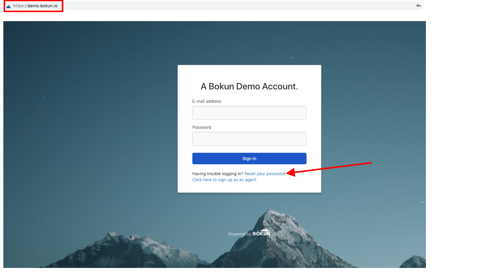 I lost my password and can't log in
