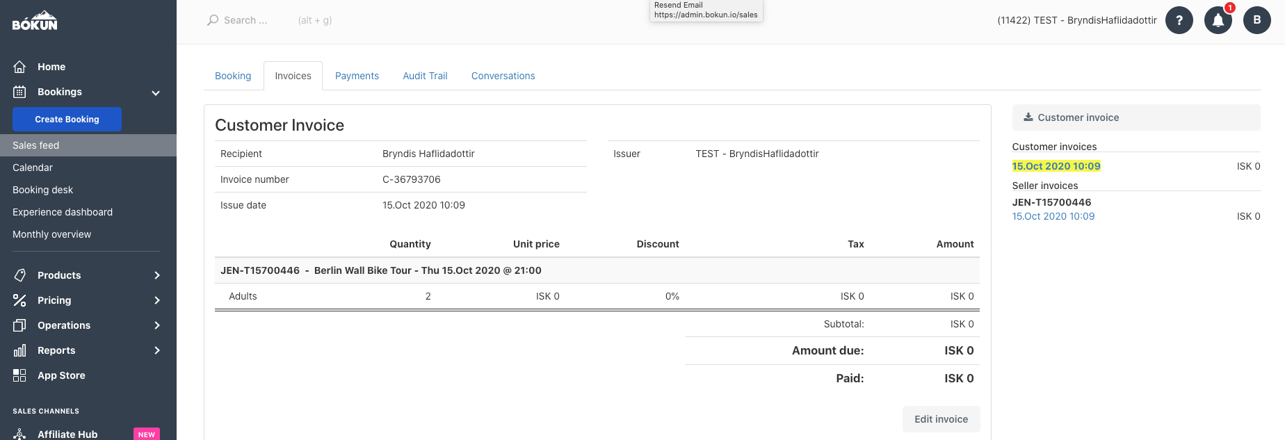 How to navigate your booking overview page