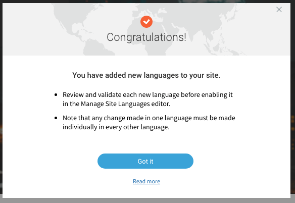 Language Support