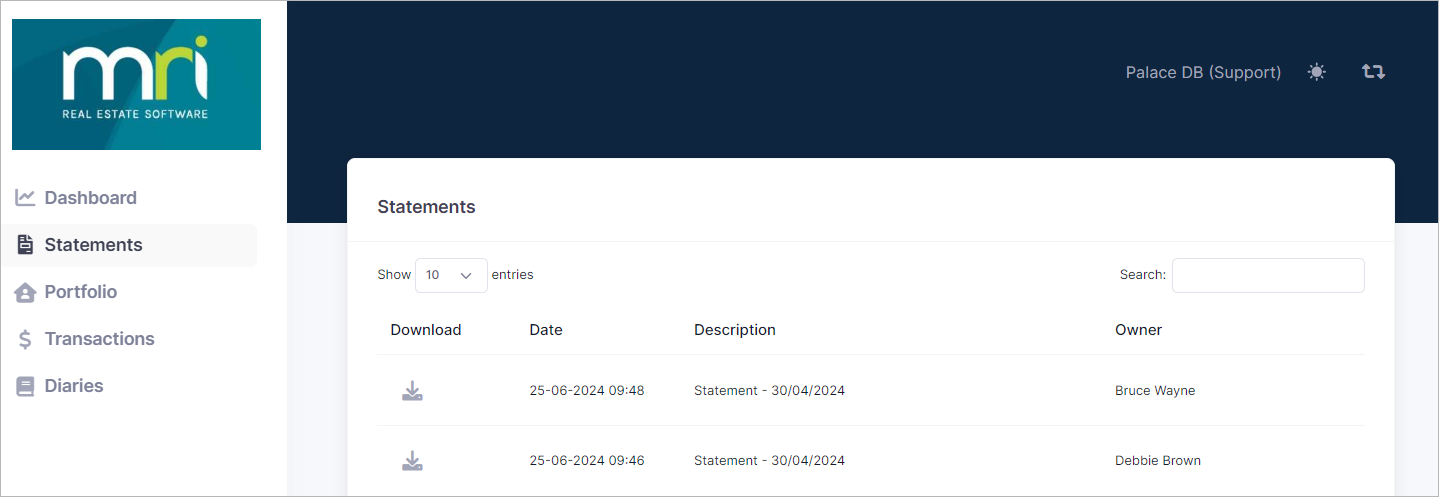 Understand the owner portal