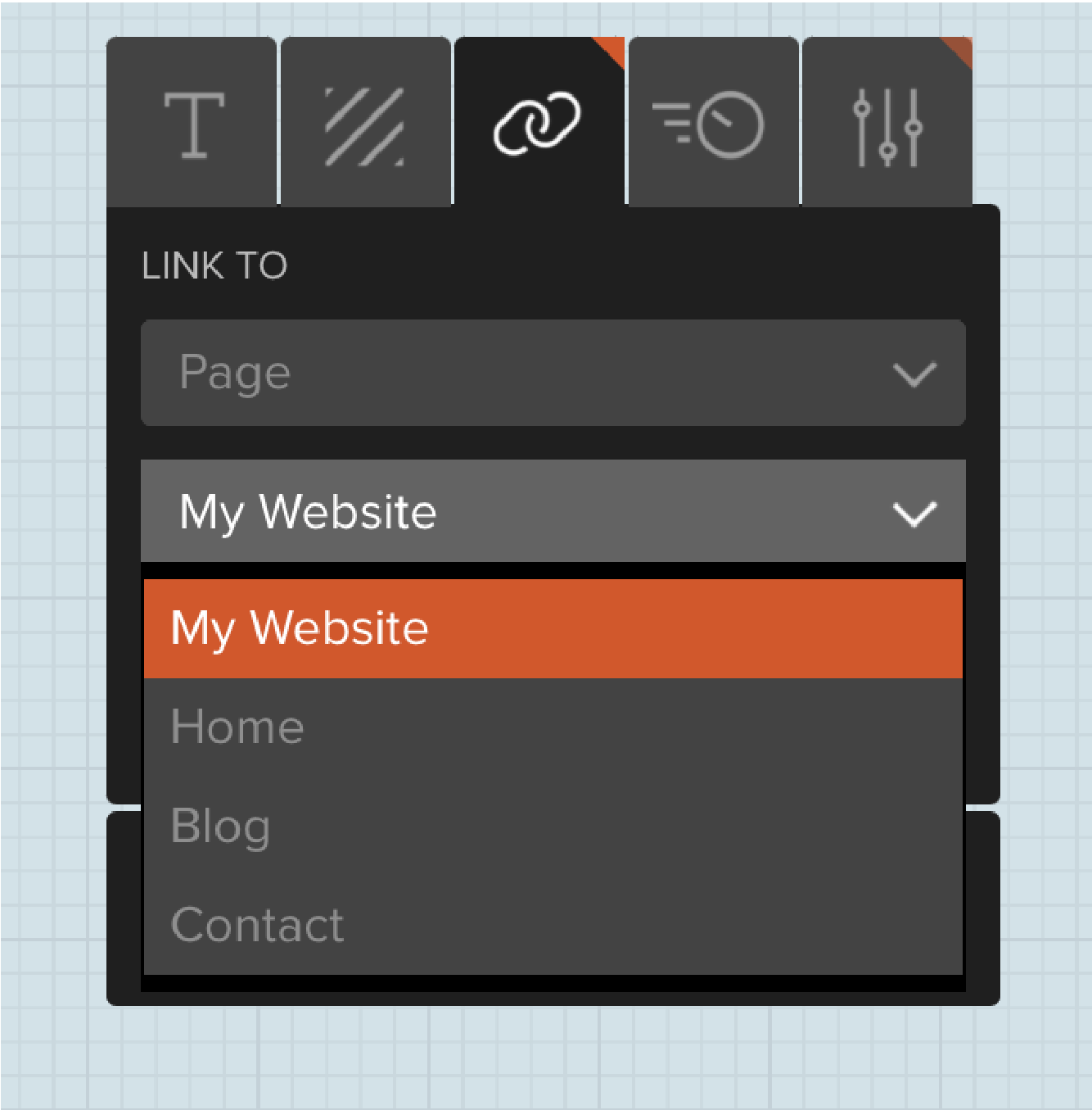 Linking to a page