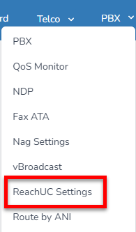 ReachUC Settings - Message History