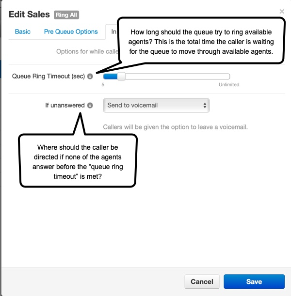 Call Queue Configuration