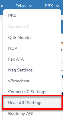 ReachUC Settings to Enable/Disable Call Recording Feature
