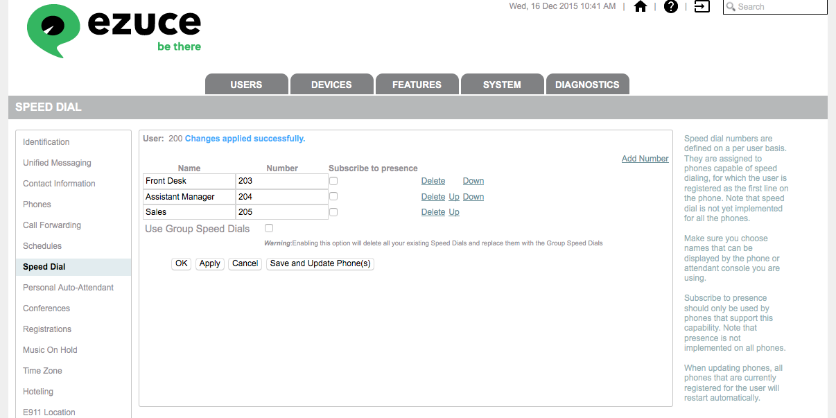 Configuring: Core Feature Configuration - Hoteling