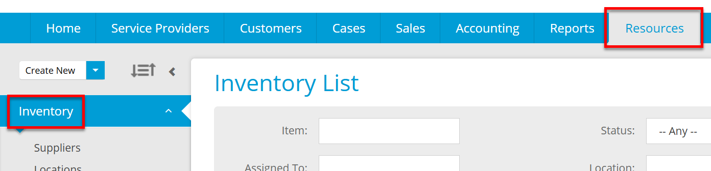 Inventory