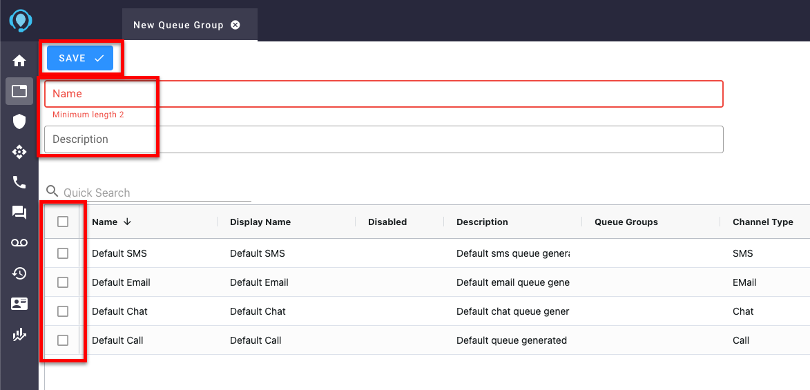 Add a Voice Queue in The Contact Center