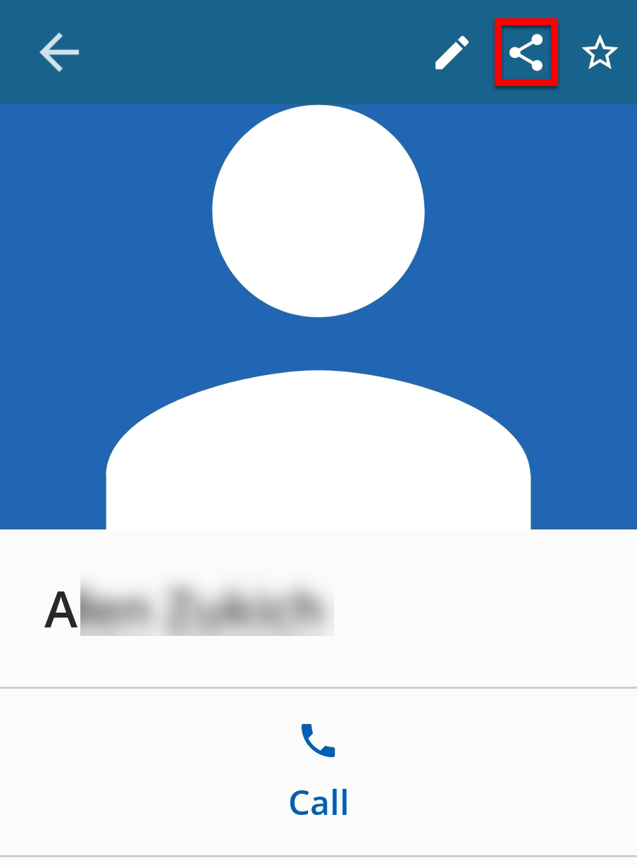 CoreNexa Mobile App - Contacts