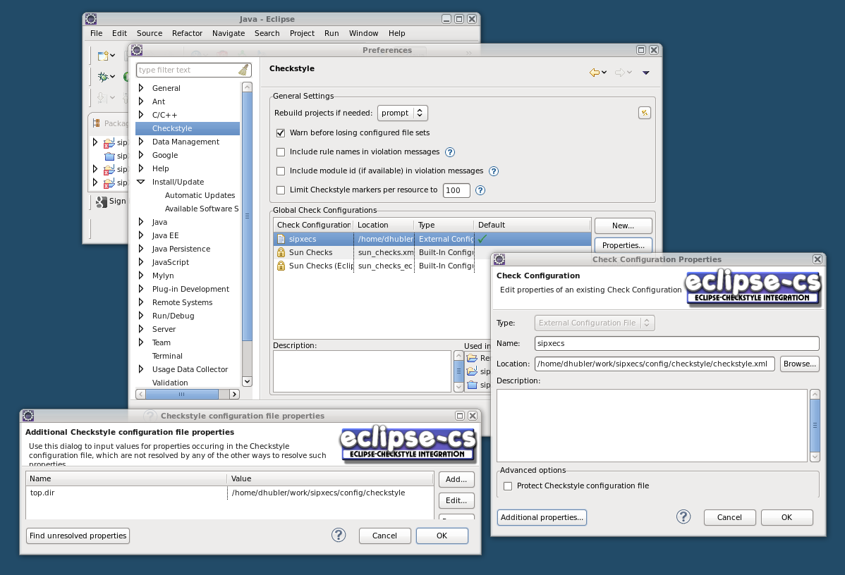 Notes: Eclipse Setup