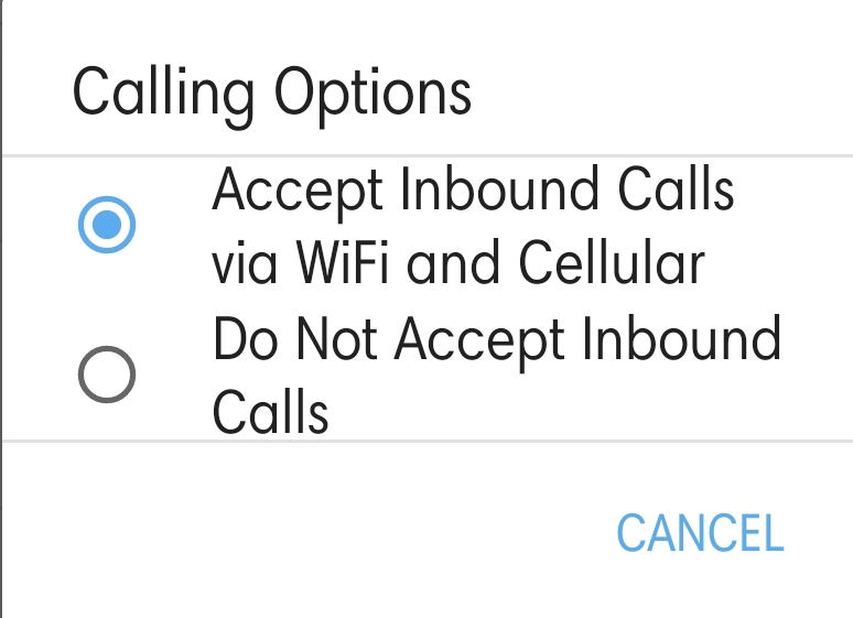 CoreNexa Mobile App - Settings