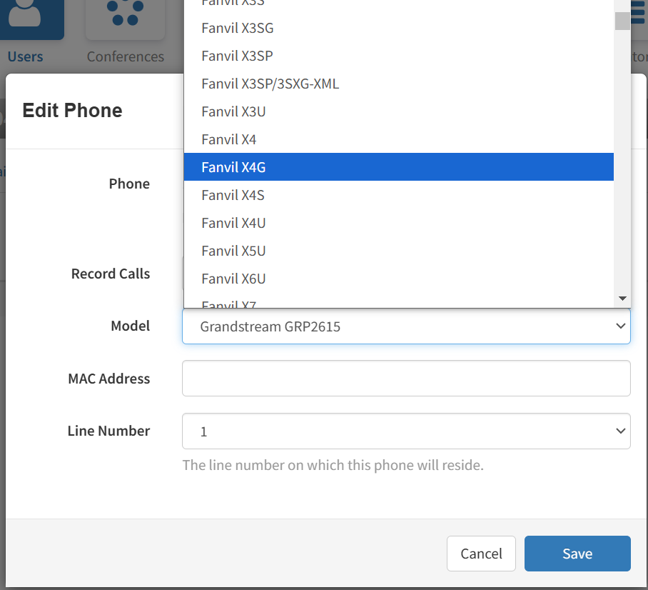 Add a SIP Phone to a User