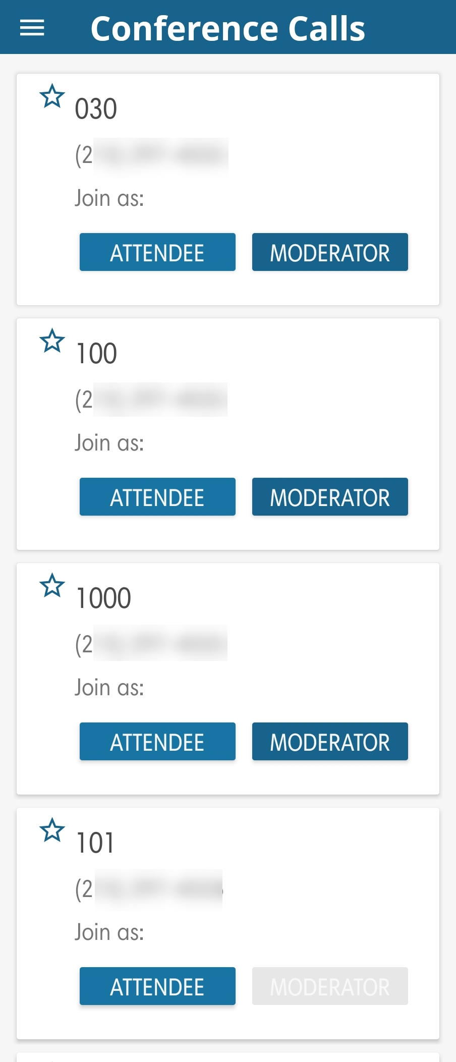 CoreNexa Mobile App - Conference Calls
