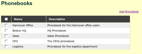 Features: How to configure Phone Directory