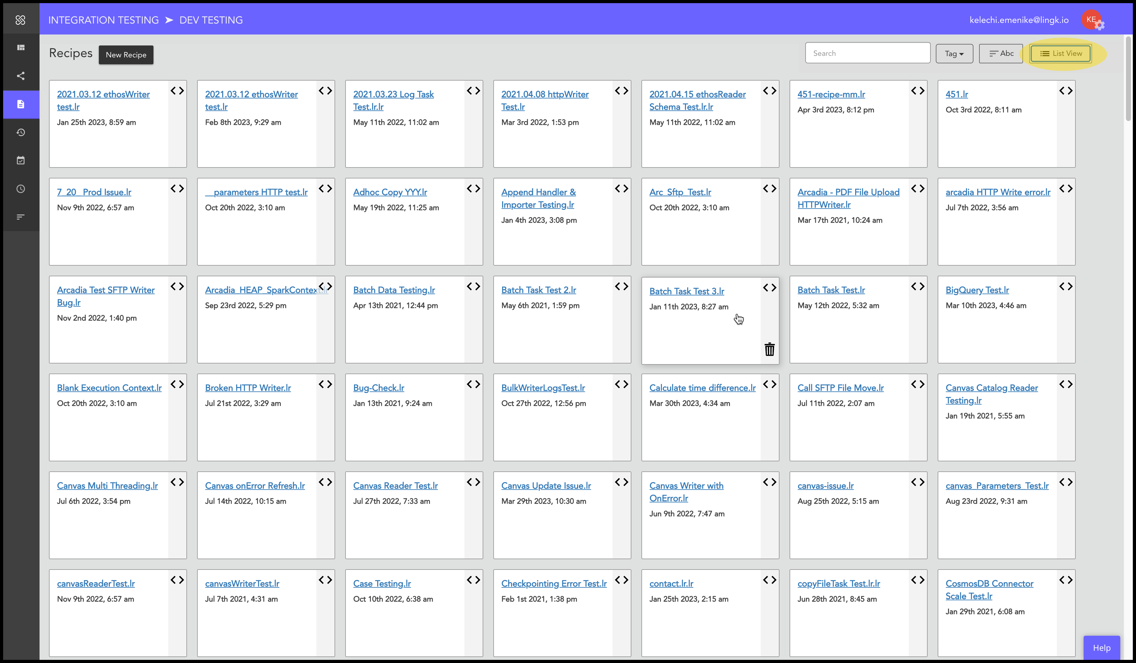 Recipe View