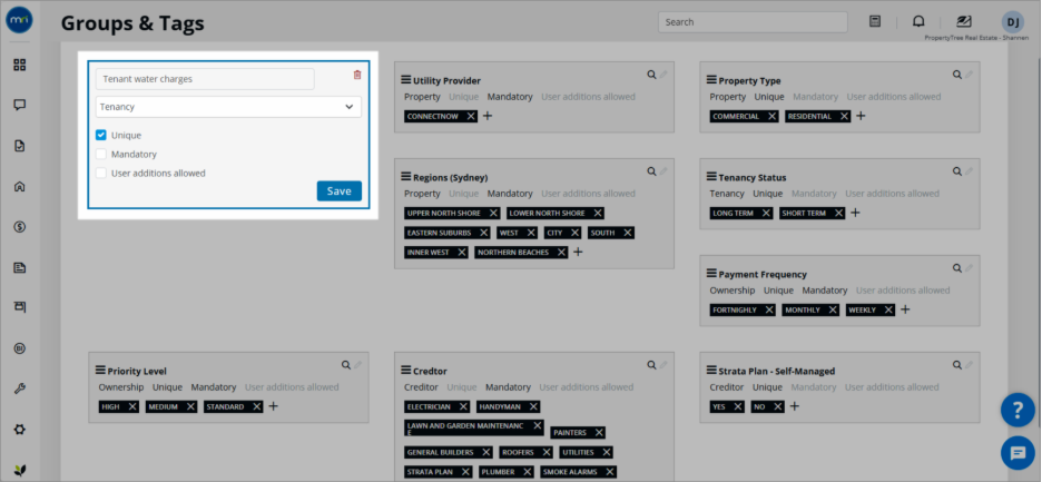 Understand and use groups and tags