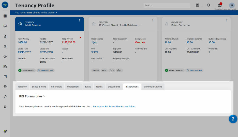 Integrate with REI Forms Live or Realworks
