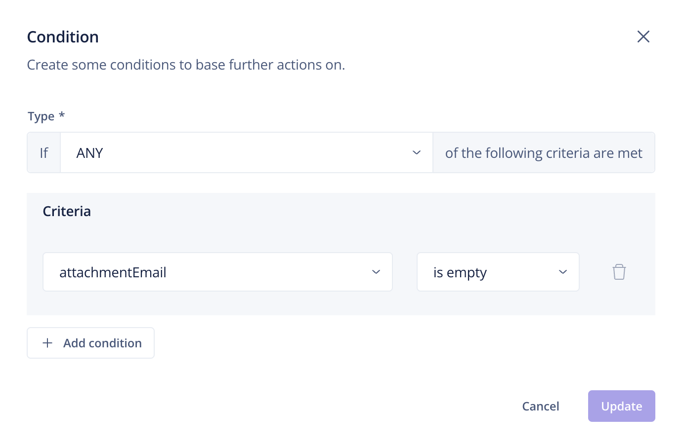 Email automation with Ada AI agent