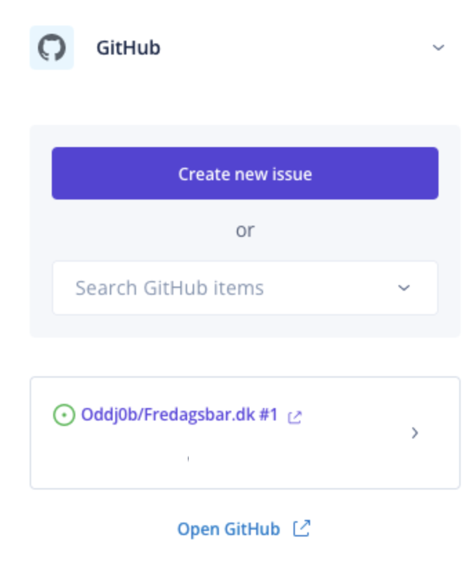 GitHub integration