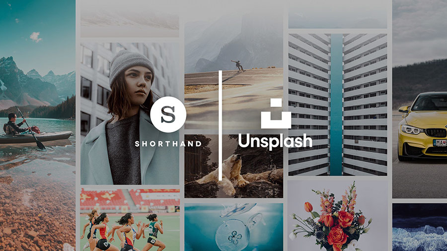 Using free Unsplash images in Shorthand