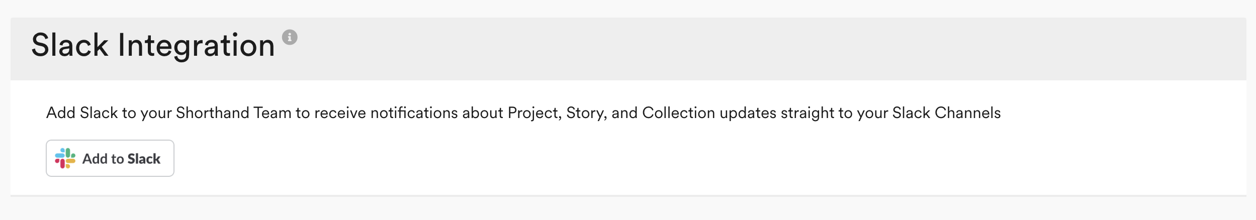 Slack Integration