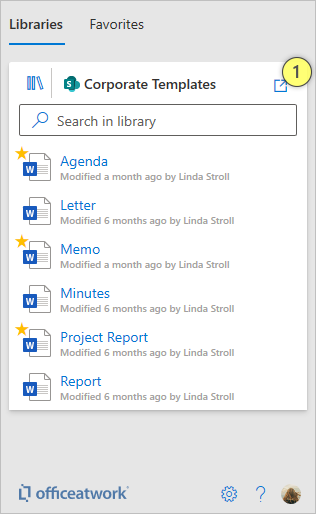 Using Templates in Template Chooser