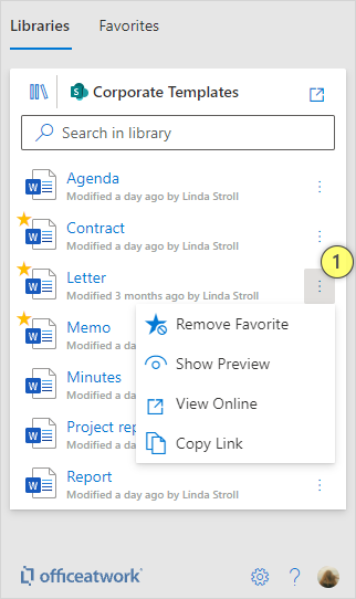 Using Templates in Template Chooser